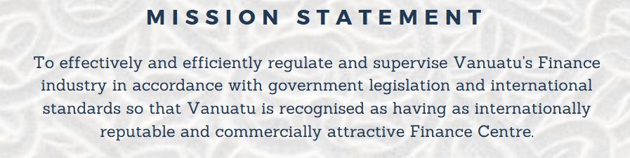 About Us Vanuatu Financial Services Commission